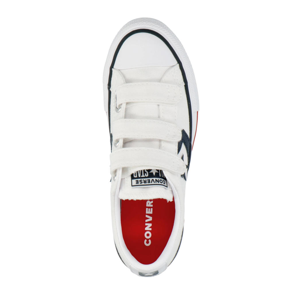 Converse Chuck Taylor All Star Platform Layer sneakers wit/blauw/rood ...