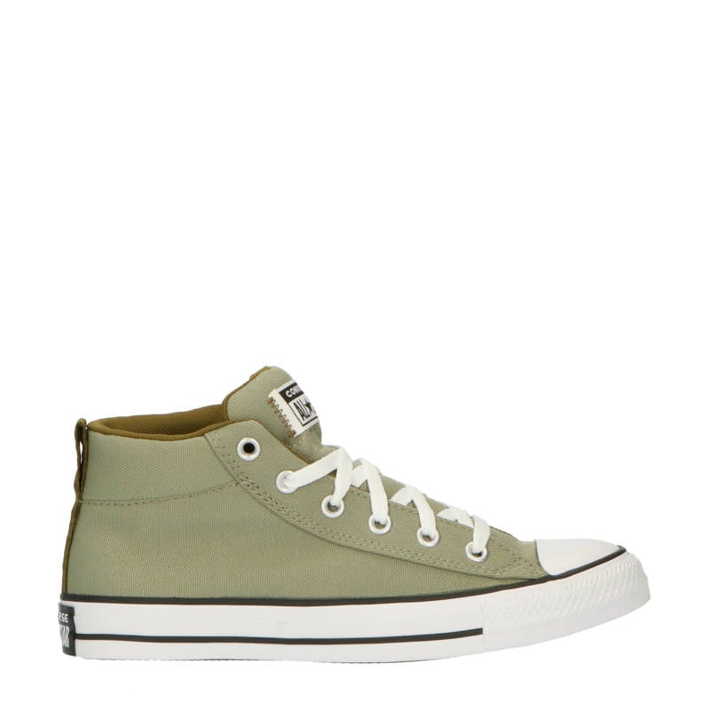 Converse Chuck Taylor All Star Street sneakers kaki/donkergroen | wehkamp