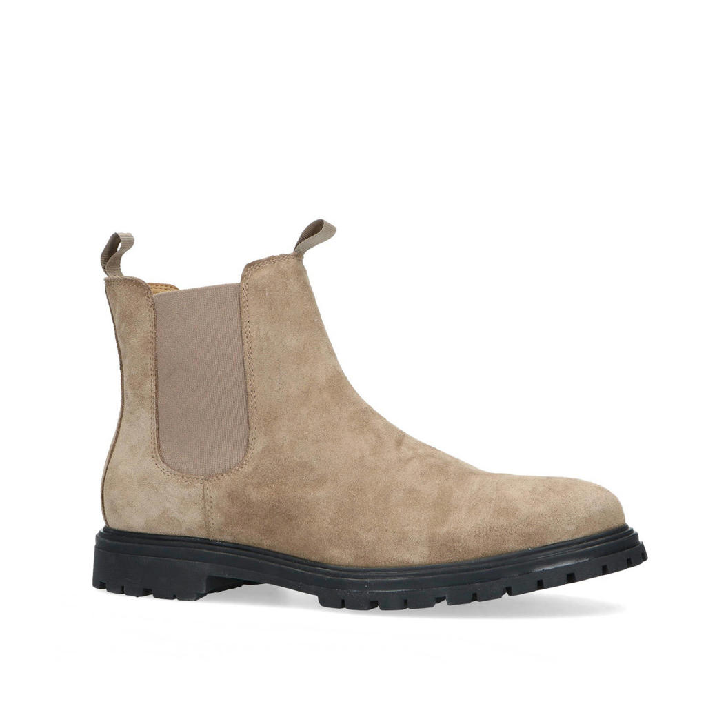 Sacha suède chelsea boots beige | wehkamp
