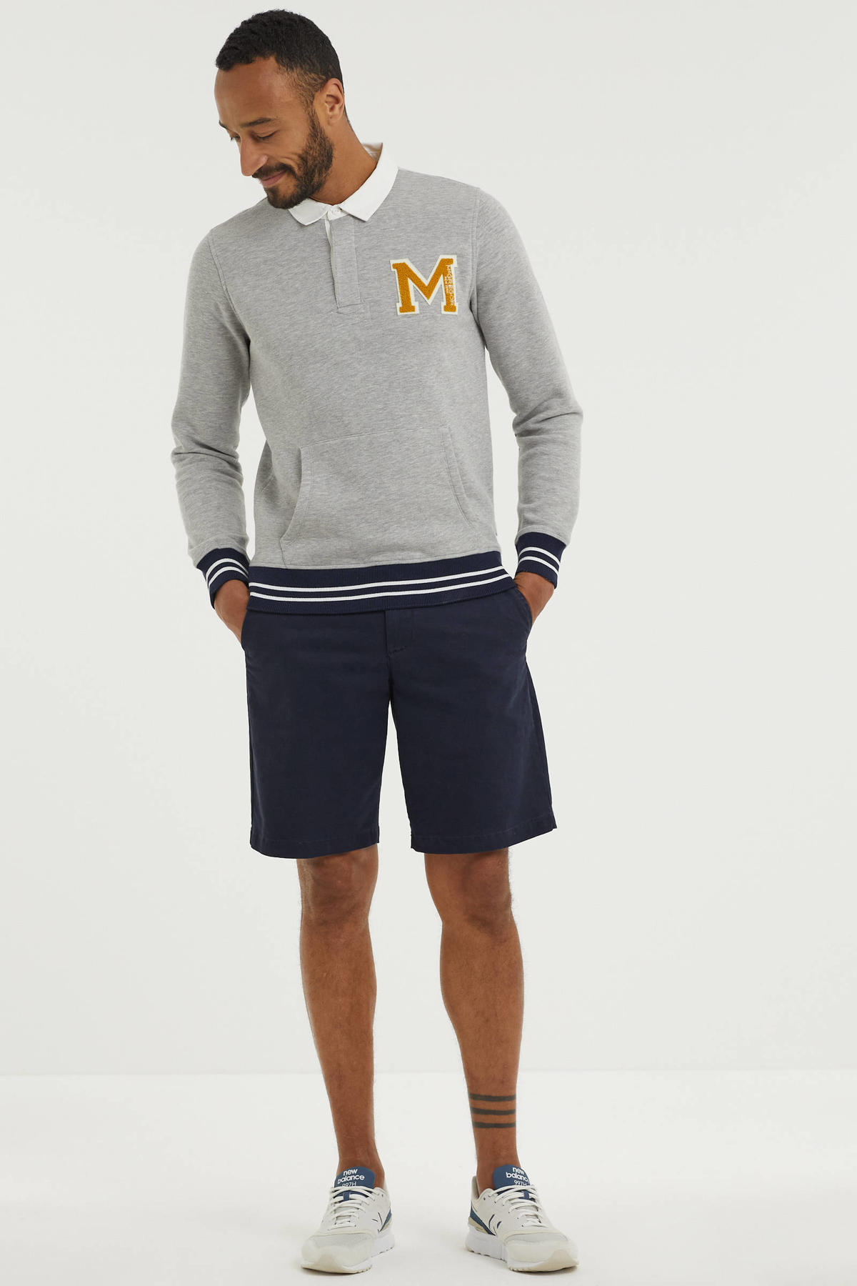 McGregor sweater met logo grijs | wehkamp