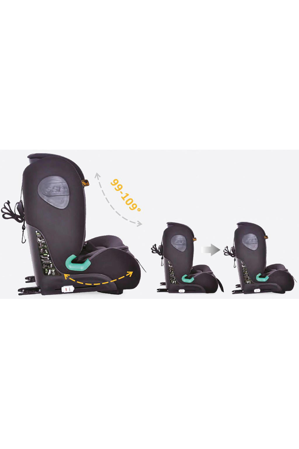 Ding I-Size autostoel York Limited Edition Isofix/top tether 9-36kg ...
