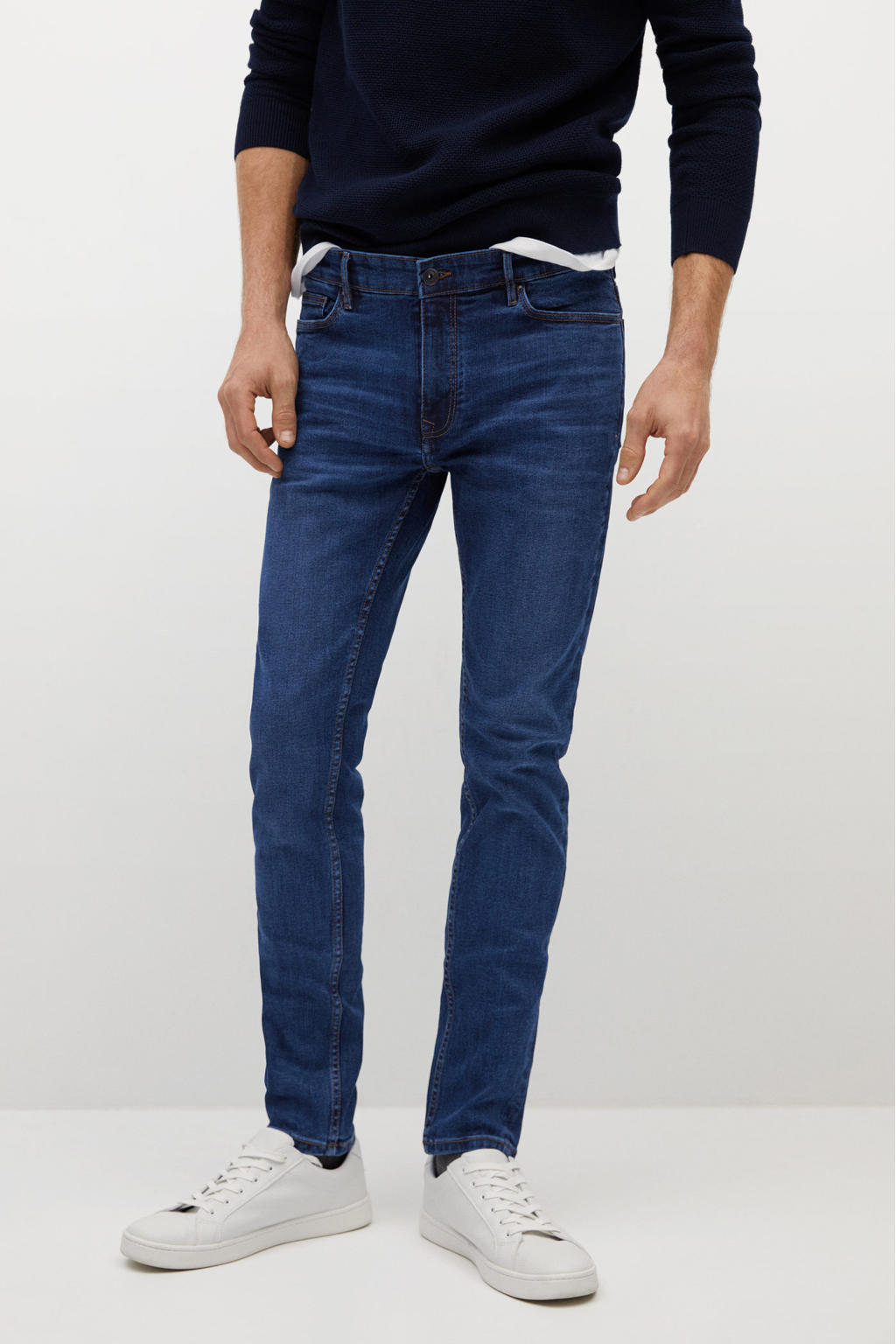 Mango Man slim fit jeans dark denim | wehkamp