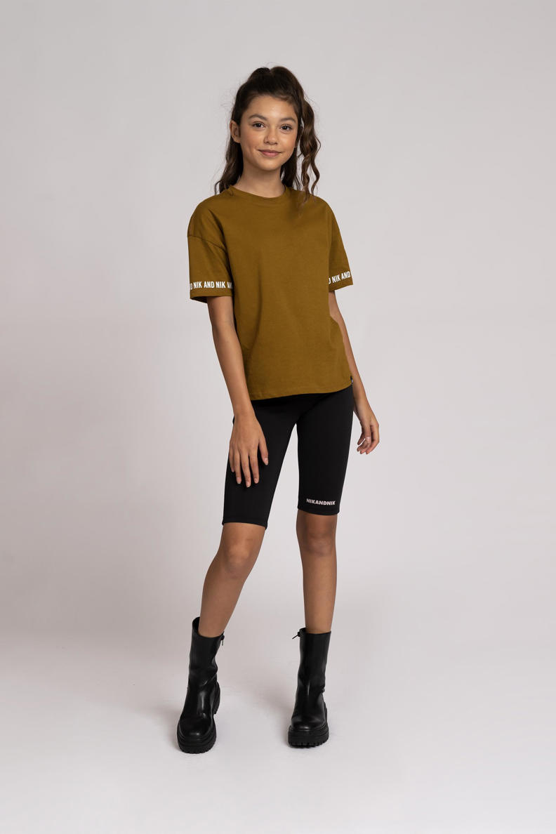 NIK&NIK short Sofia met logo zwart | wehkamp