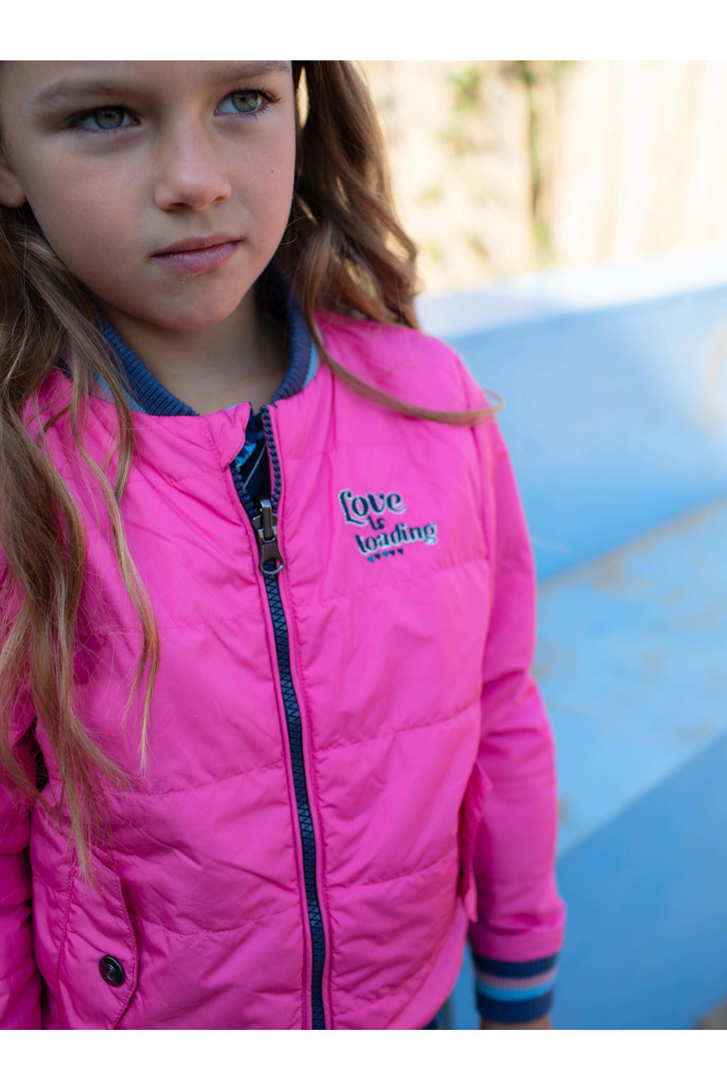 Quapi Girls reversible bomberjack zomer Fam met all over print fuchsa ...