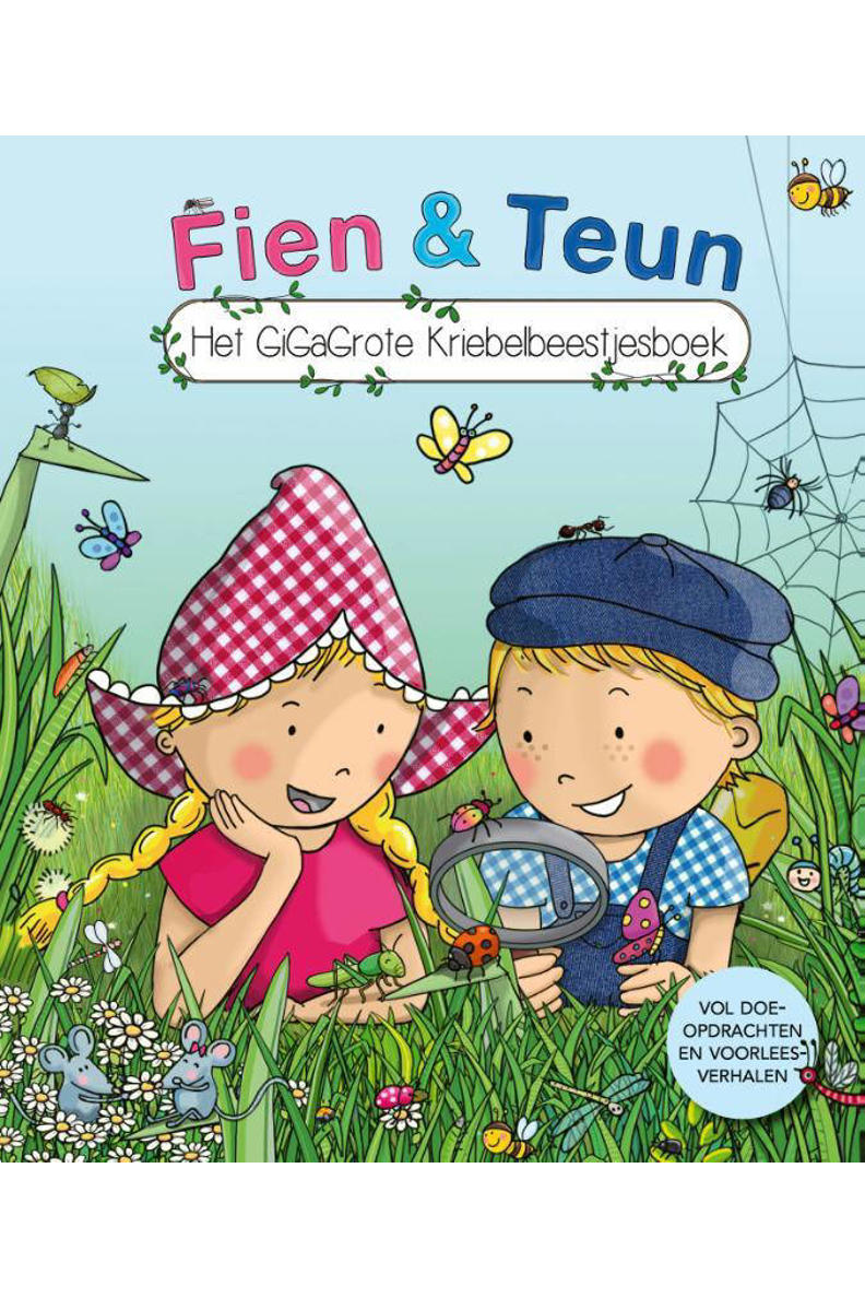Van Hoorne Fien en Teun: Het GiGaGrote Kriebelbeestjesboek | wehkamp