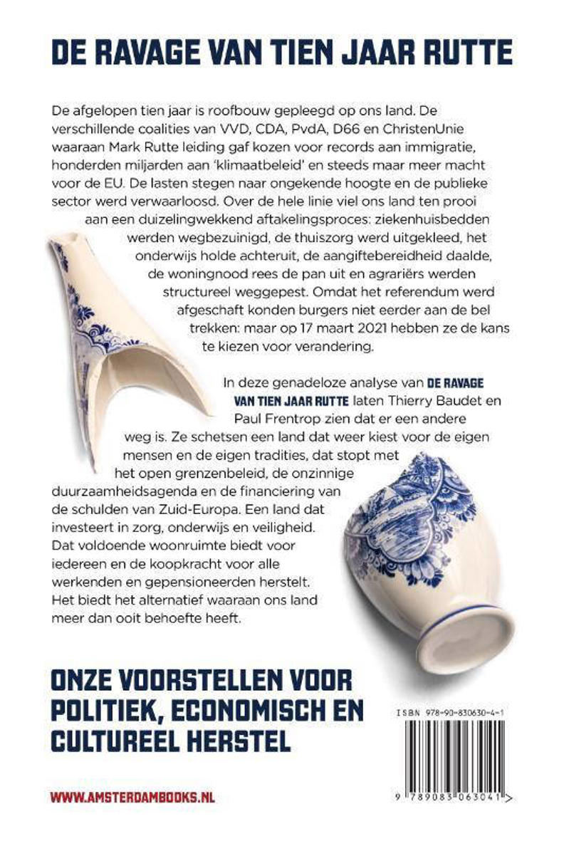 Thierry Baudet en Paul Frentrop De ravage van tien jaar Rutte | wehkamp