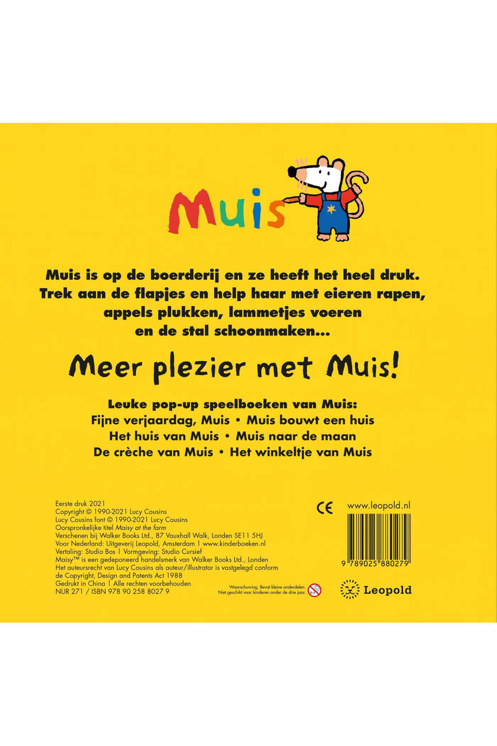 Lucy Cousins Muis: Muis op de boerderij | wehkamp