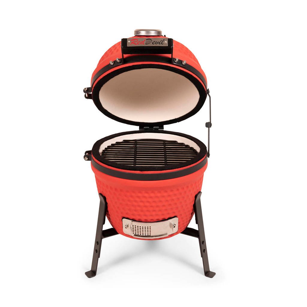 Patton Classic Red Devil kamado grill (13 inch) | wehkamp
