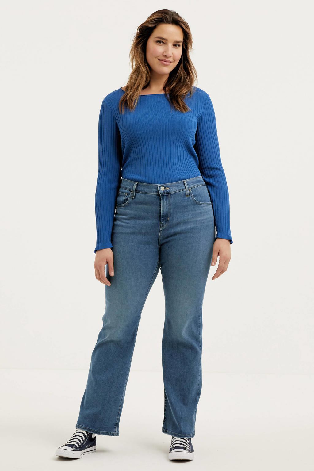 Levi's Plus 725 high waist bootcut jeans rio rave | wehkamp