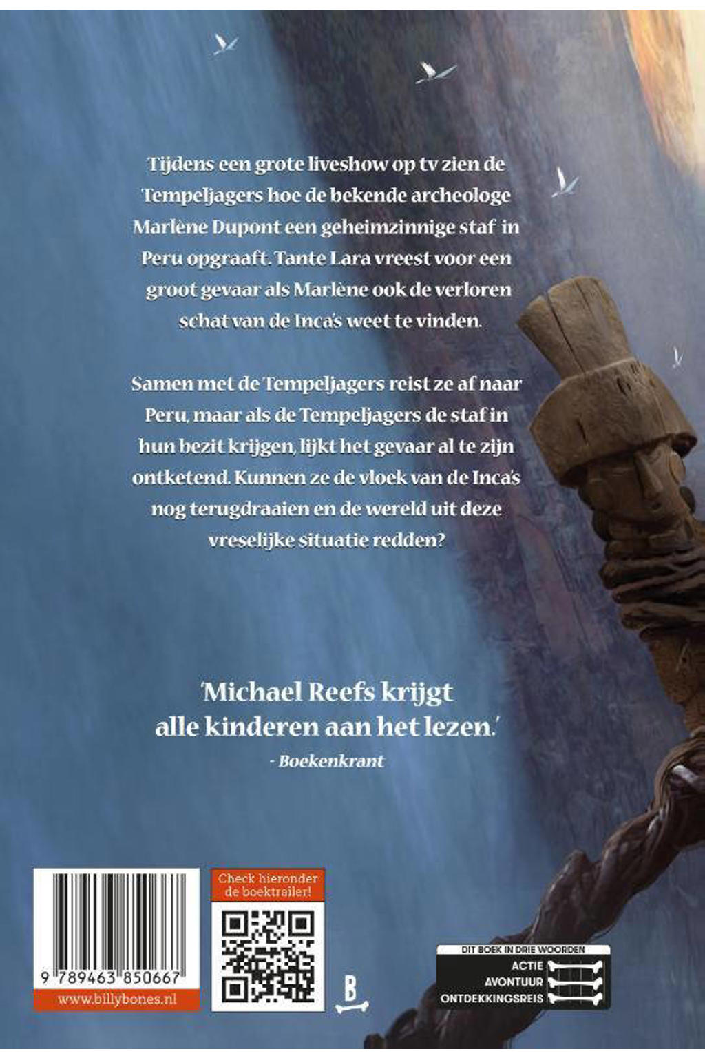 Michael Reefs De Tempeljagers: De vloek van de Inca's | wehkamp