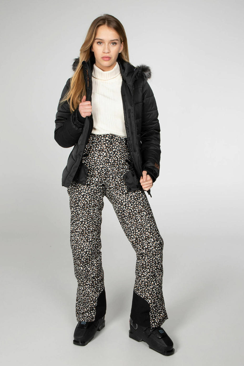 Protest ski-jack Connie zwart | wehkamp