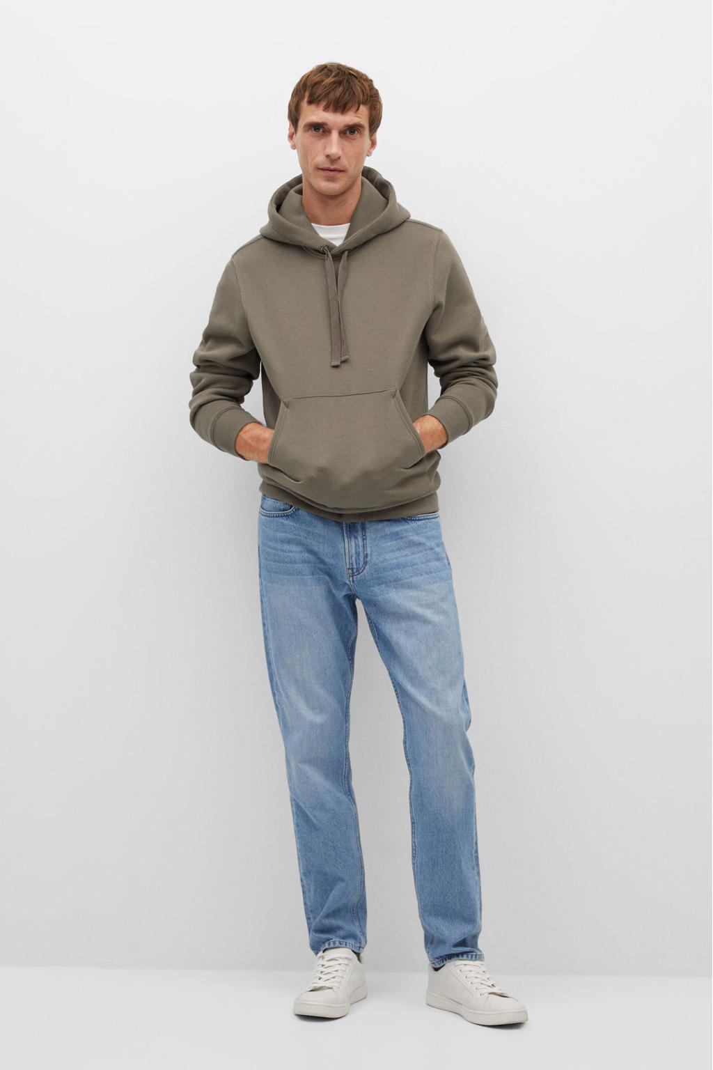 Mango Man hoodie donkergroen kopen? | Morgen in huis | wehkamp