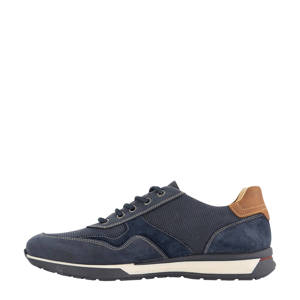 Gallus leren sneakers blauw | wehkamp