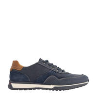 Gallus leren sneakers blauw | wehkamp