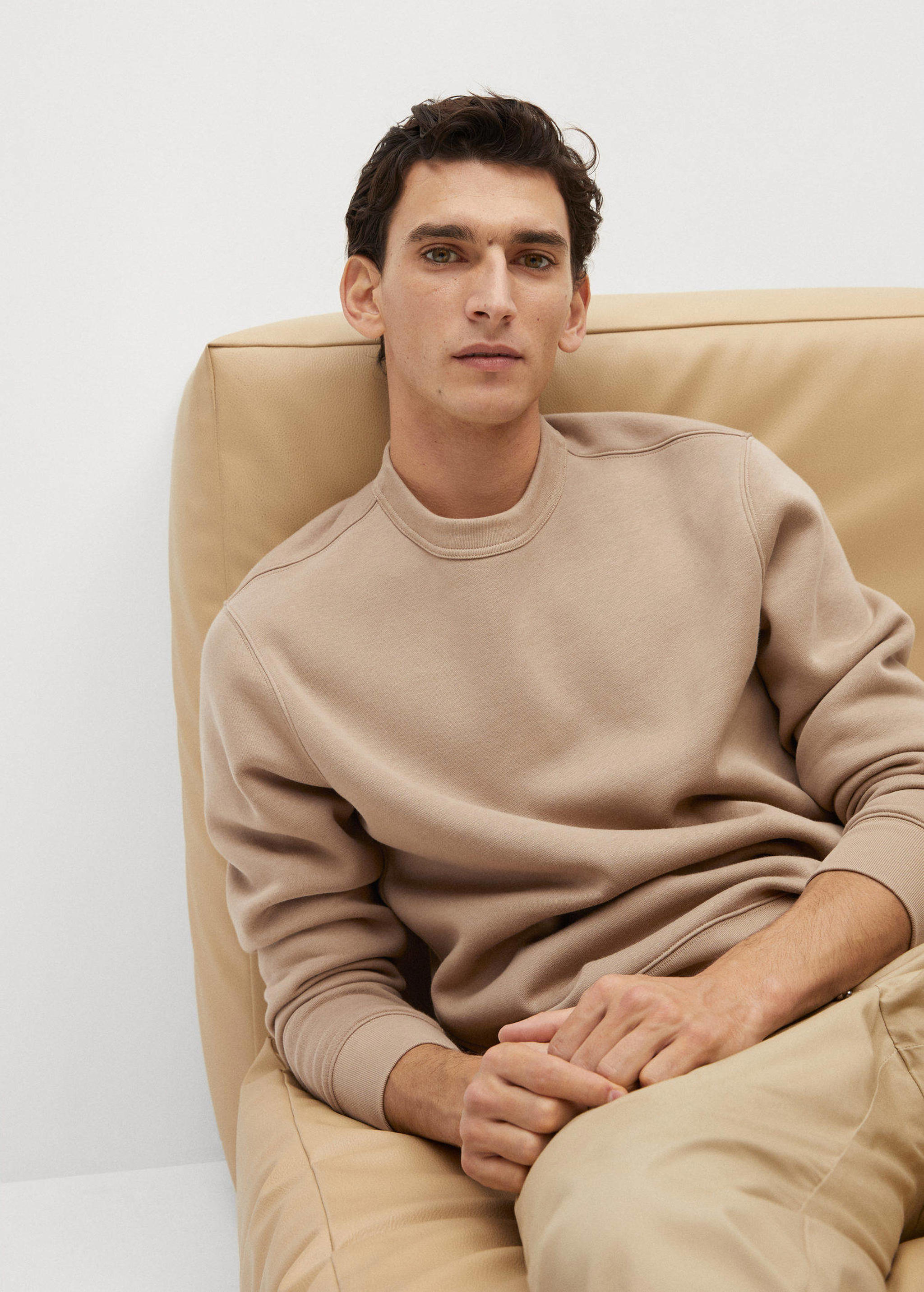 Mango Man sweater beige kopen? | Morgen in huis | wehkamp