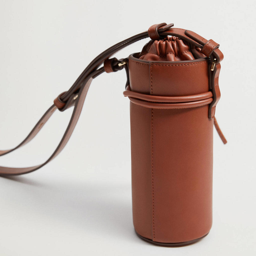 Mango flessentas cognac | wehkamp