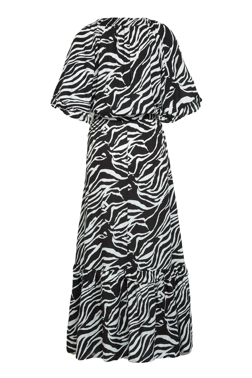 Imagine maxi jurk met zebraprint zwart/wit | wehkamp