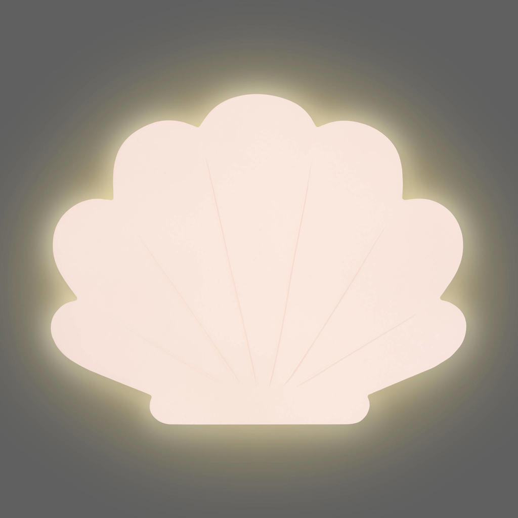 Jollein wandlamp Shell pale pink | wehkamp