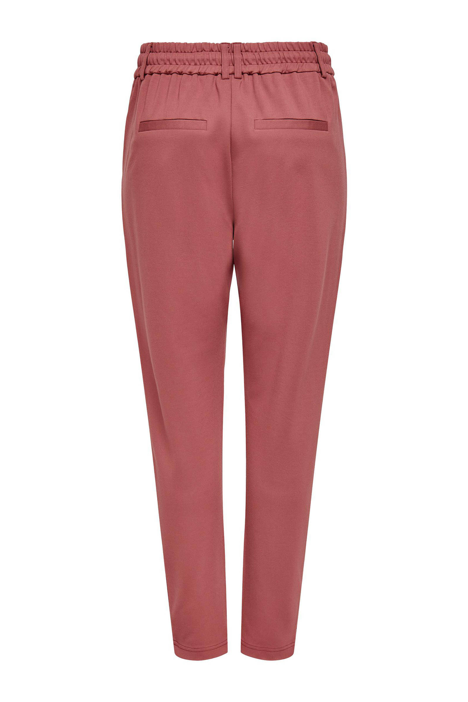 ONLY tapered fit broek ONLPOPTRASH oudroze | wehkamp