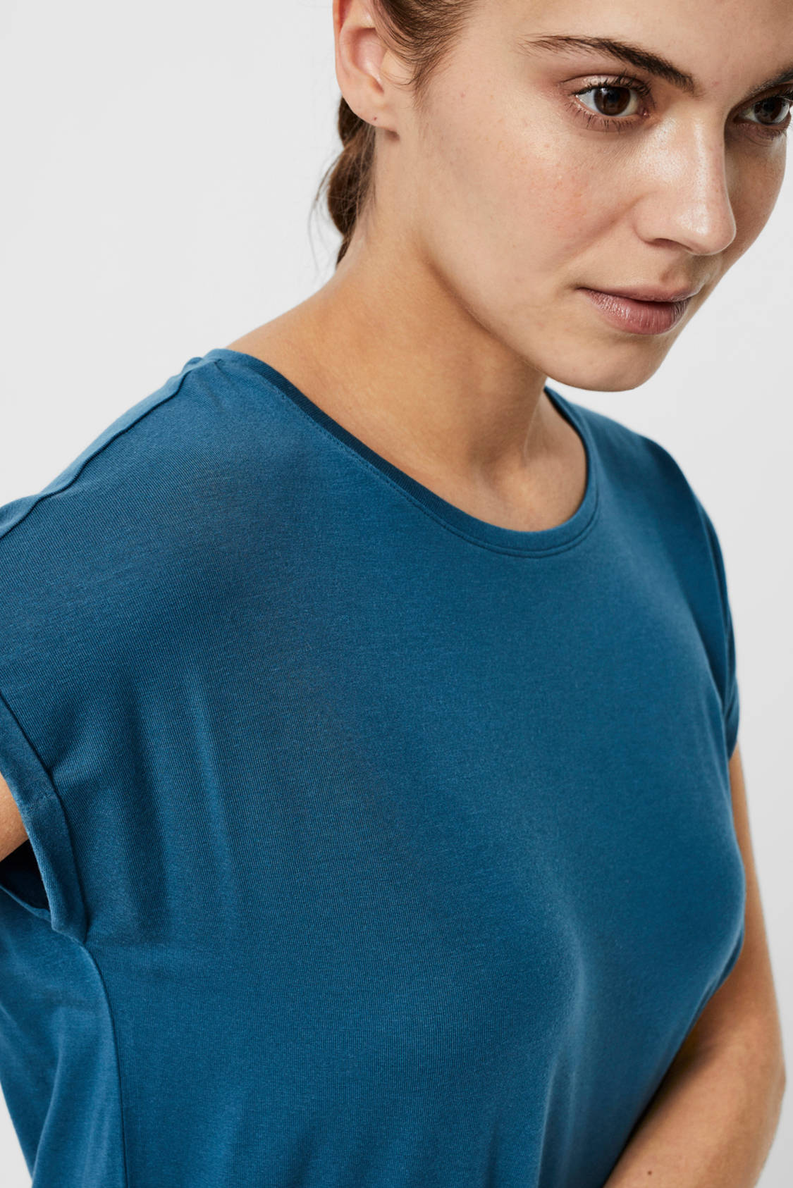 AWARE by VERO MODA T-shirt VMAVA petrol | wehkamp AWARE by VERO MODA T-shirt VMAVA petrol | wehkamp