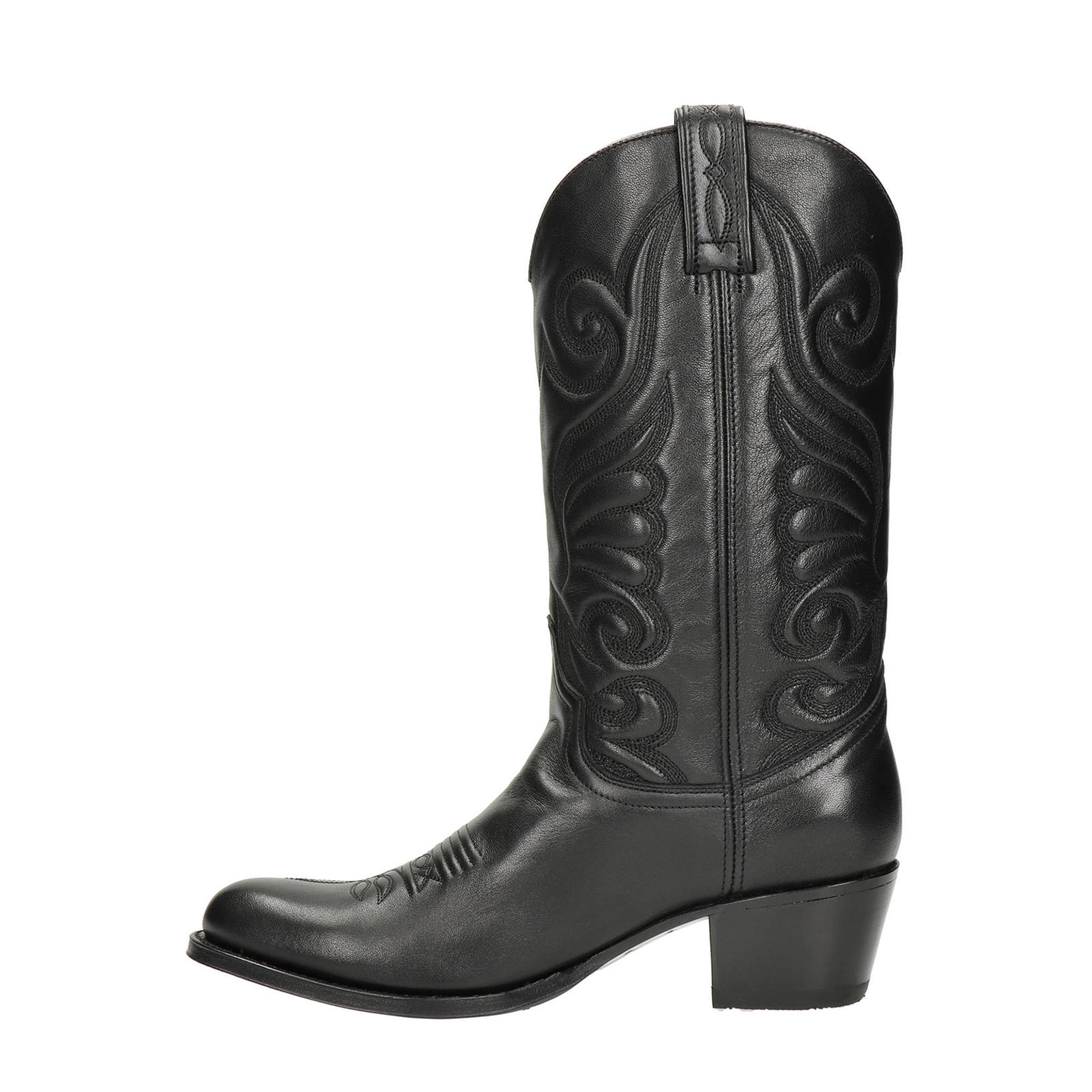 Sendra 11627 Debora leren cowboylaarzen zwart | wehkamp
