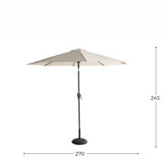 Hartman parasol Sunline (270x270 cm) | wehkamp