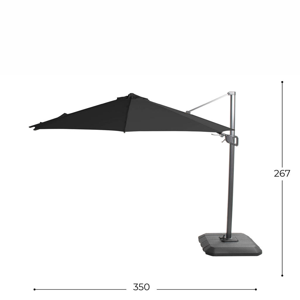 Hartman parasol Shadowflex (350x350 cm) | wehkamp