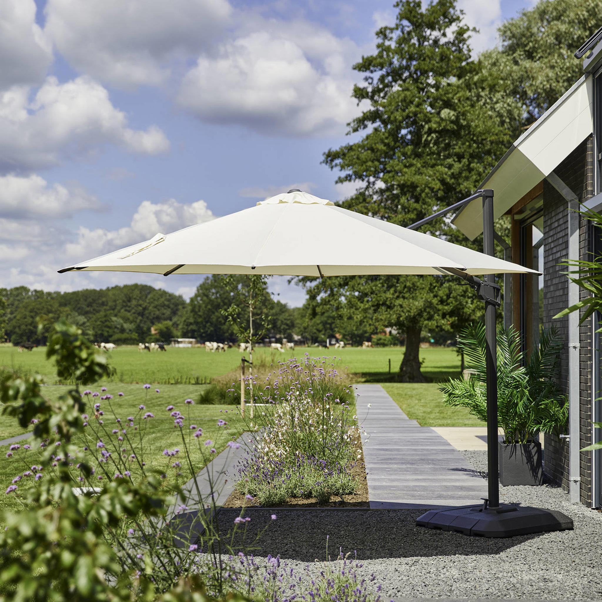 Hartman parasol Shadowflex (350x350 cm) | wehkamp