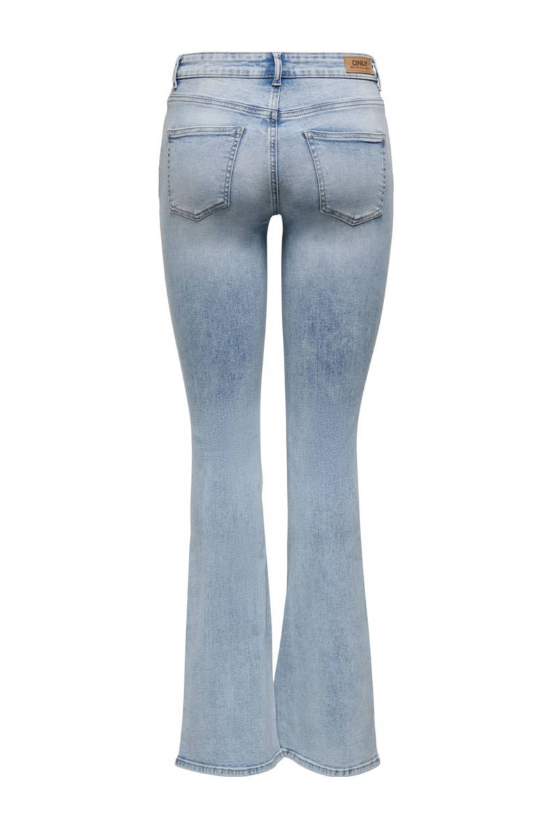 ONLY flared jeans ONLHUSH light blue denim | wehkamp