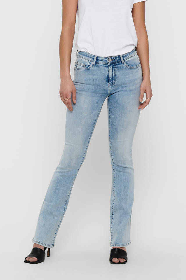 ONLY flared jeans ONLHUSH light blue denim | wehkamp