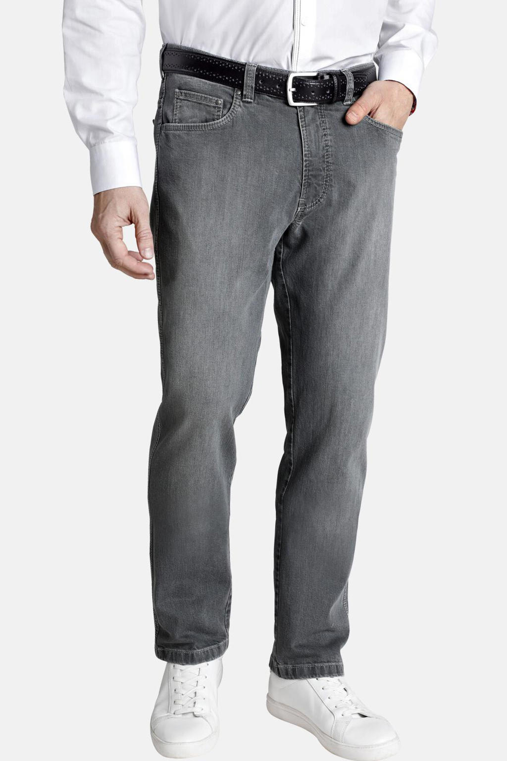 Charles Colby regular fit jeans ACCOLON Plus Size lichtgrijs | wehkamp