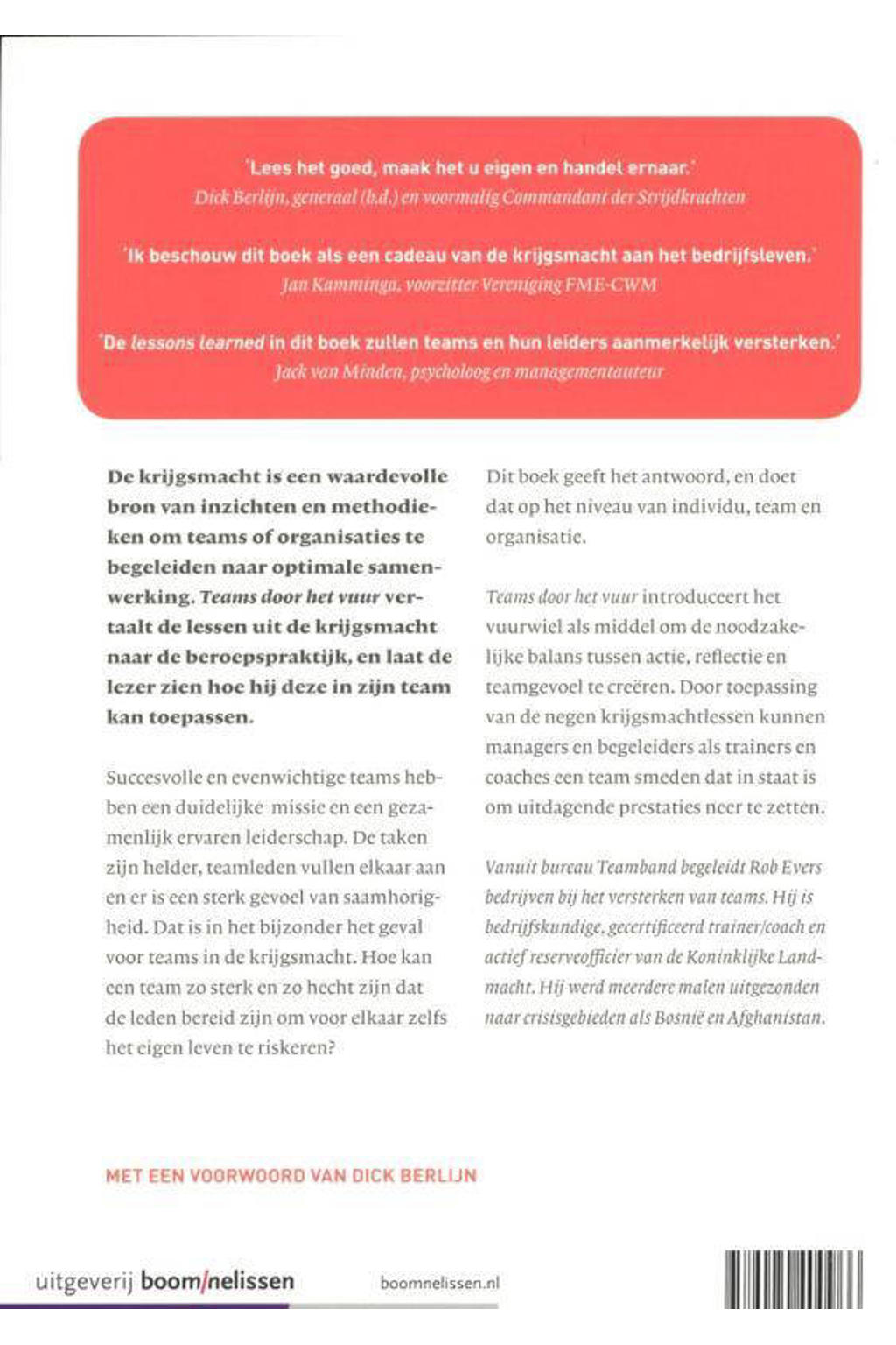 Rob Evers Teams door het vuur | wehkamp