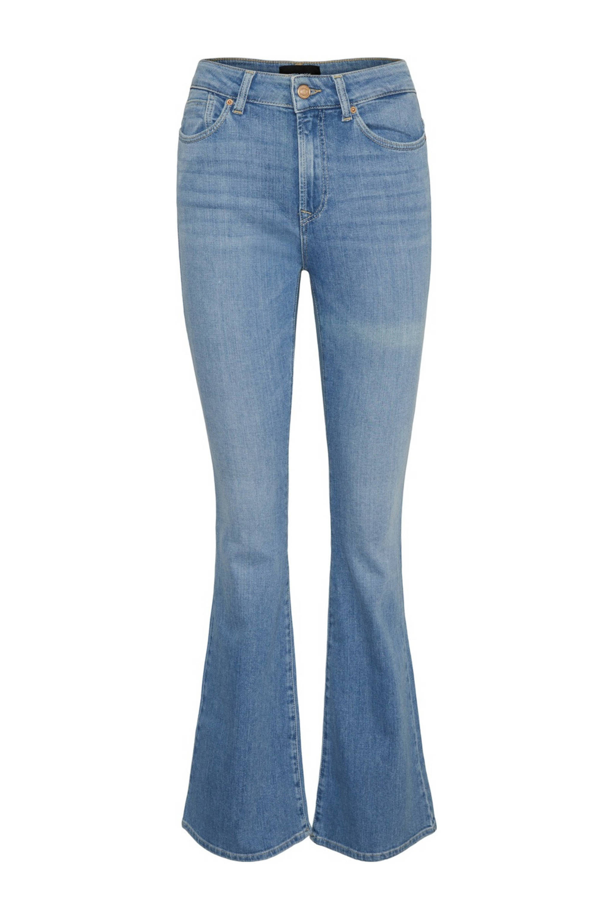 VERO MODA flared jeans VMSIGA light blue denim | wehkamp