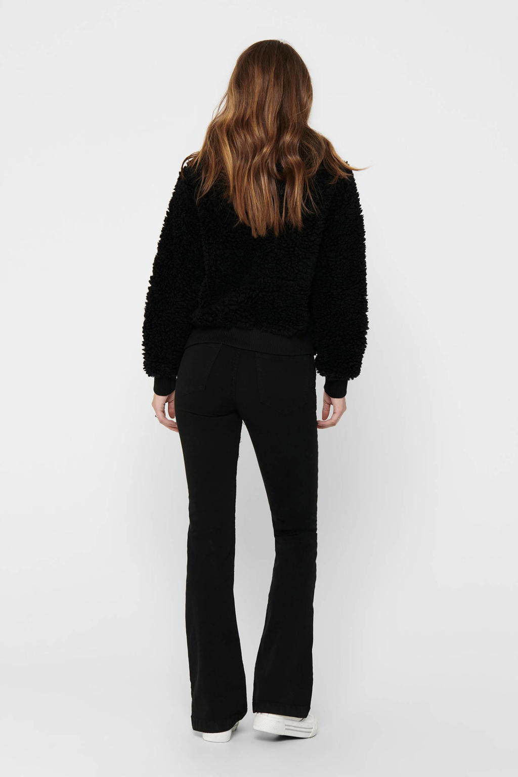 ONLY teddy jas ONLELLIE zwart | wehkamp