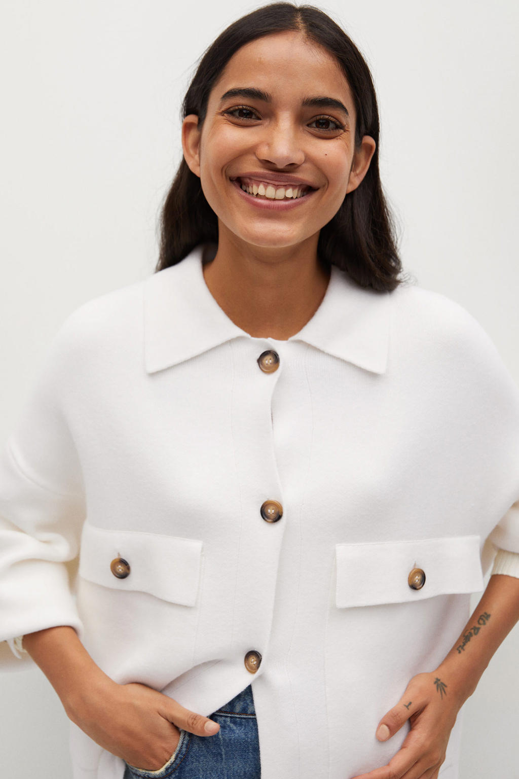 Mango vest ecru kopen? | Morgen in huis | wehkamp