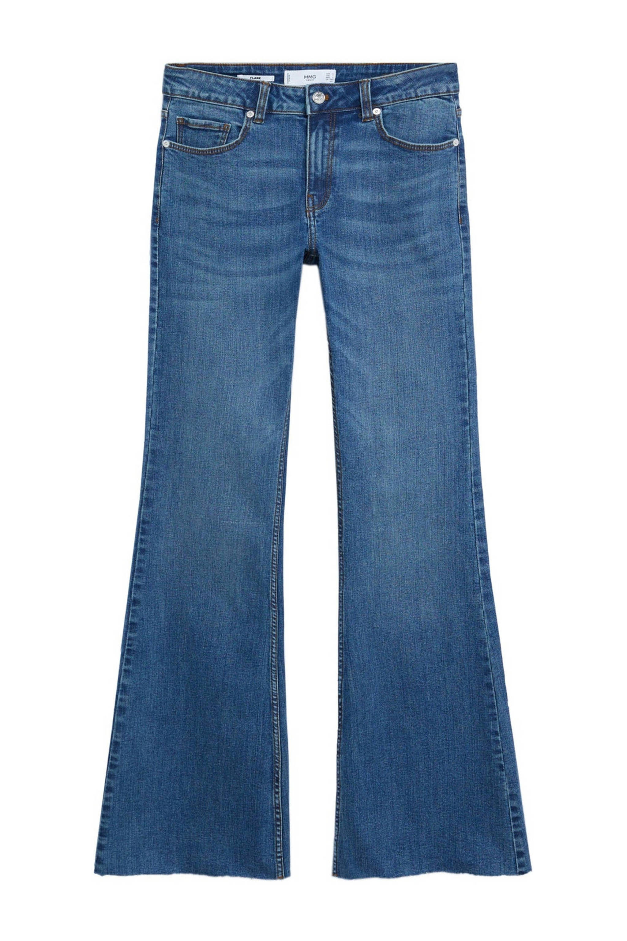 Mango flared jeans blue | wehkamp