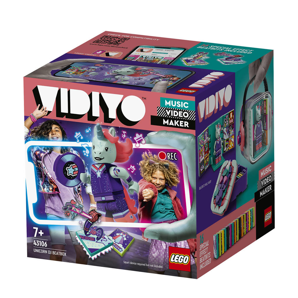 LEGO Vidiyo Unicorn DJ BeatBox 43106 | wehkamp