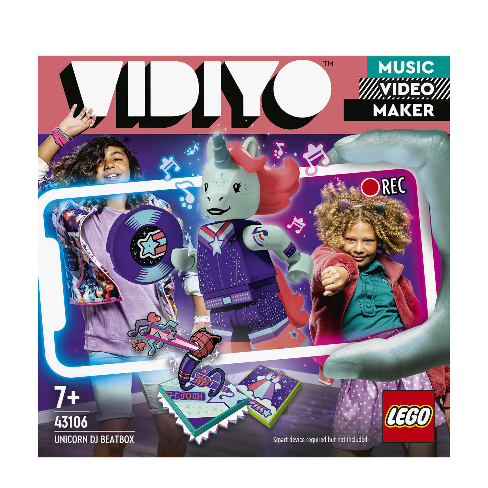 LEGO Vidiyo Unicorn DJ BeatBox 43106 | wehkamp