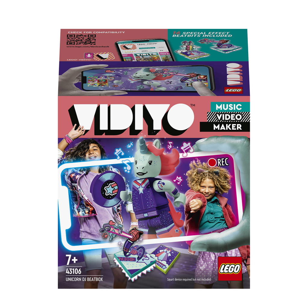 LEGO Vidiyo Unicorn DJ BeatBox 43106 | wehkamp