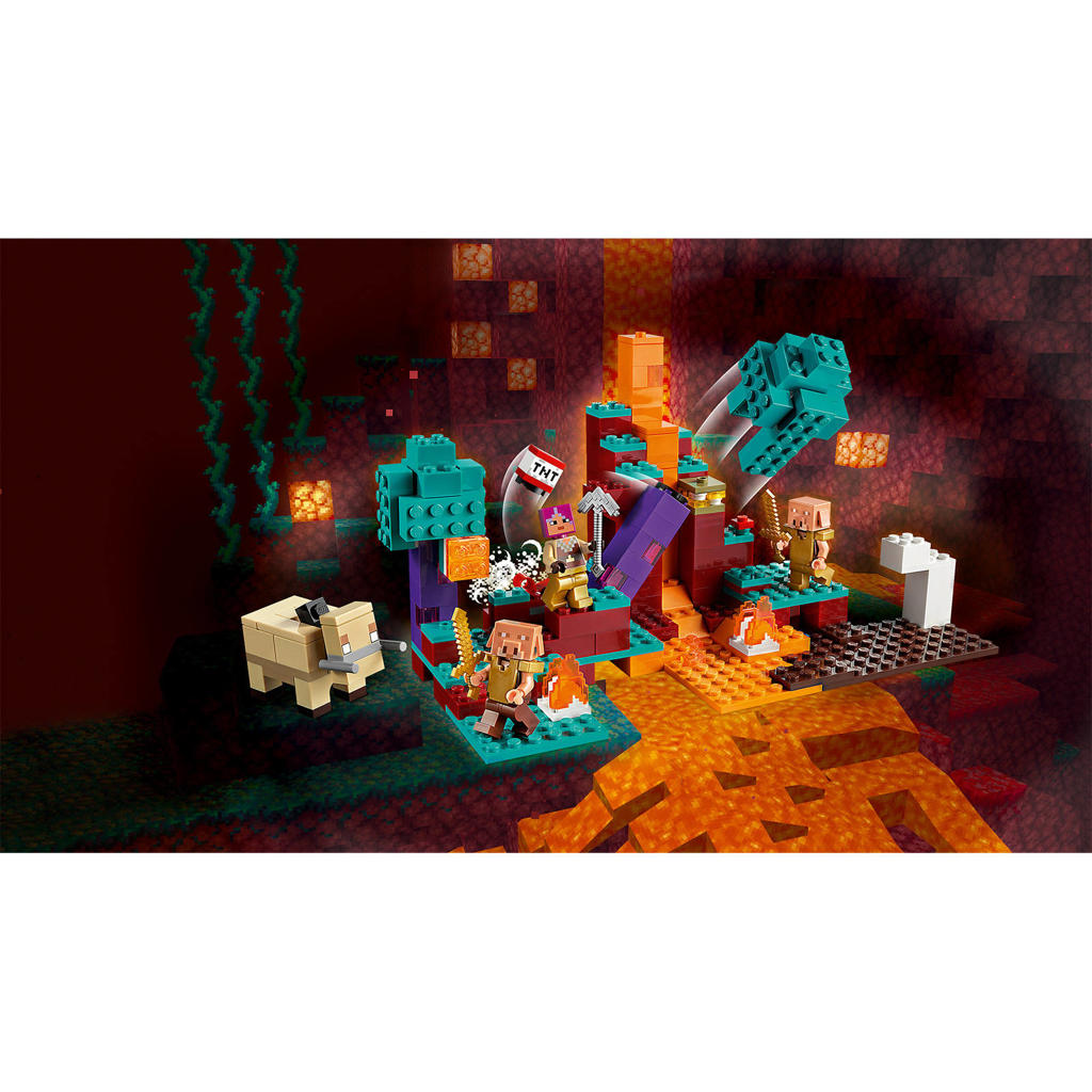 LEGO Minecraft Het Verwrongen Bos 21168 | wehkamp