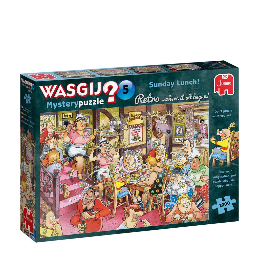 Wasgij Retro Mystery 5 Zondagse Lunch! legpuzzel 1000 stukjes | wehkamp
