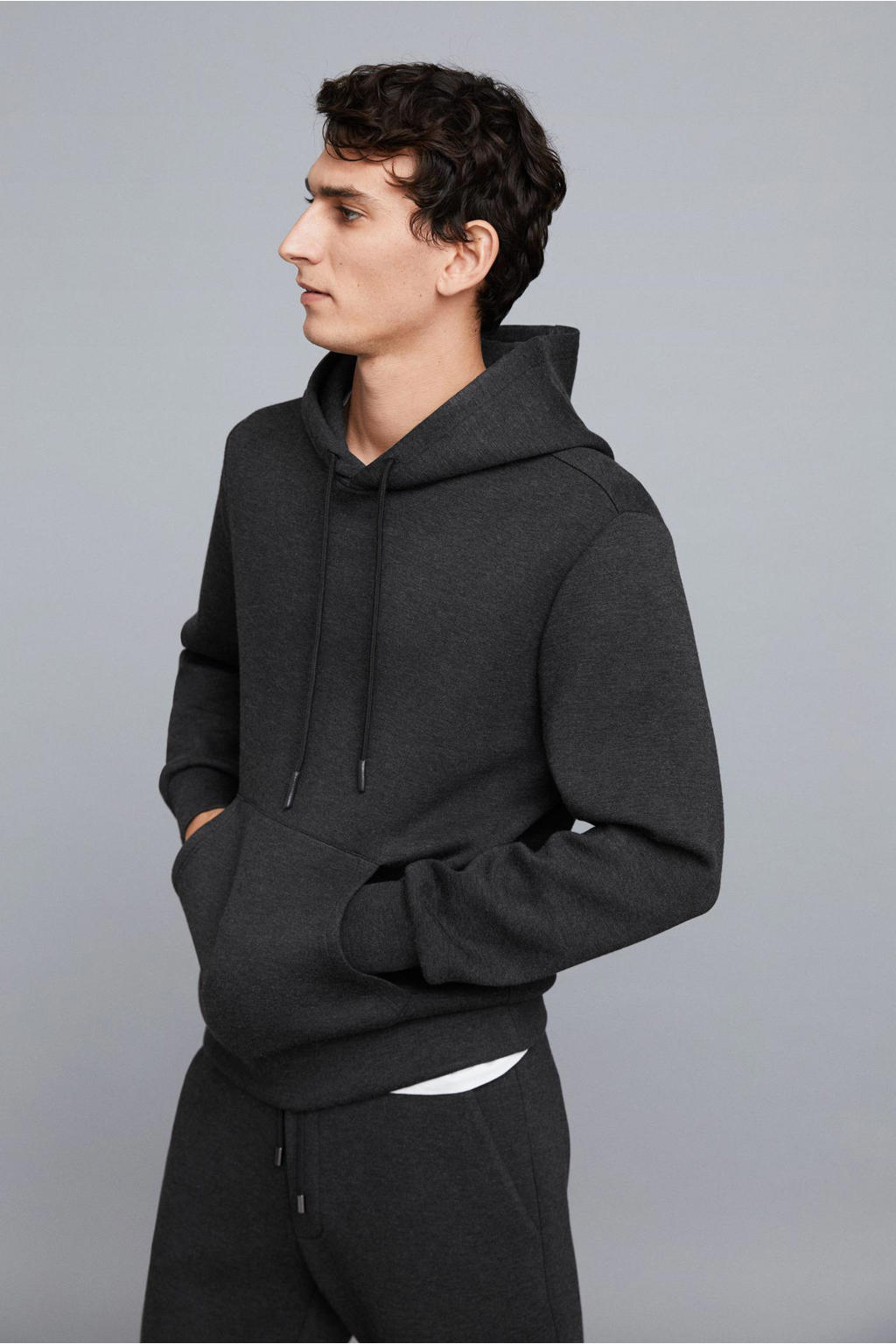 Mango Man hoodie antraciet kopen? | Morgen in huis | wehkamp