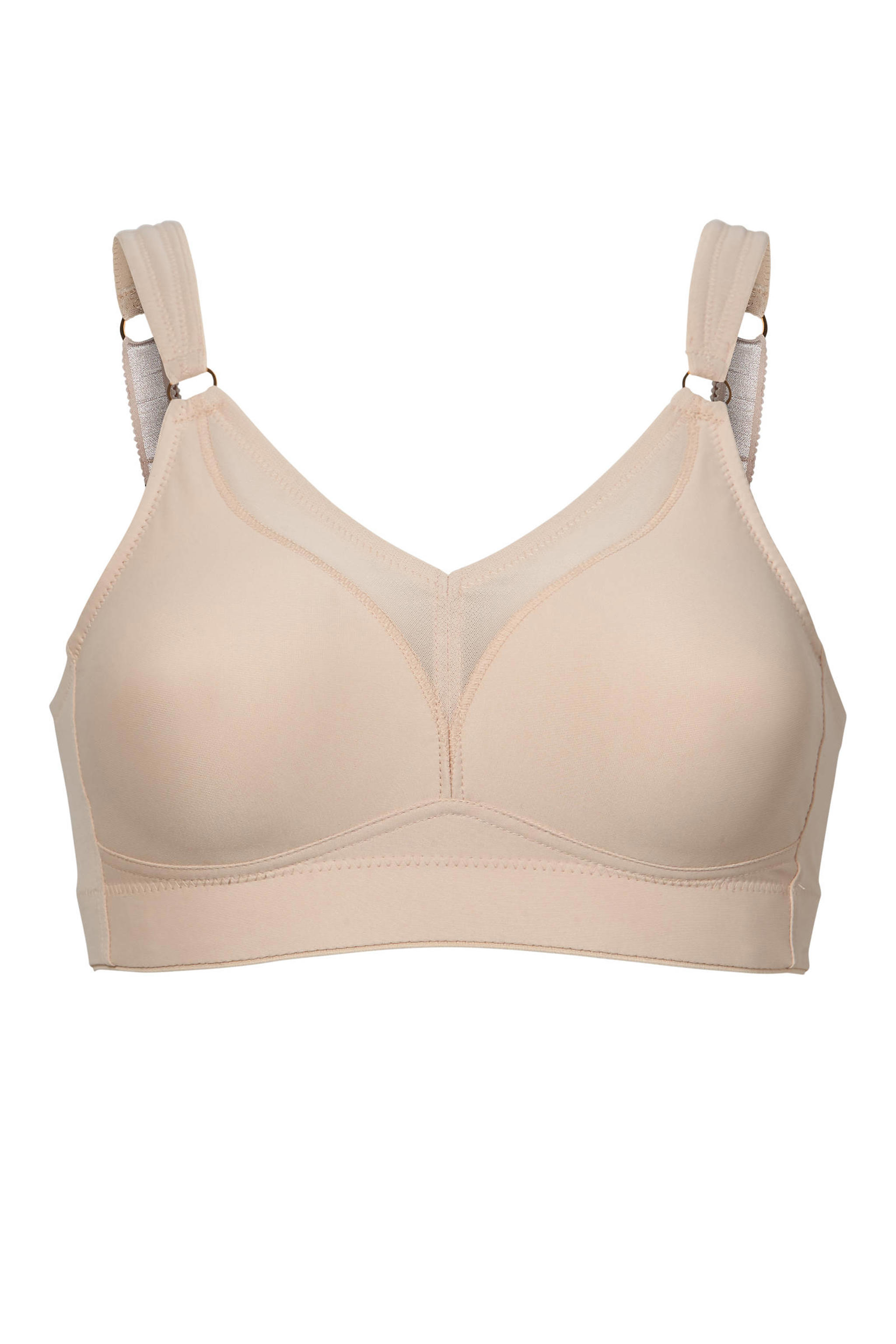 Swegmark voorgevormde bh zonder beugel True Curves Soft beige | wehkamp