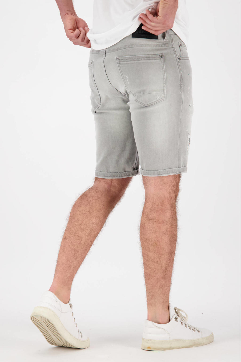 Raizzed slim fit jeans short Crest rd08 light grey stone | wehkamp