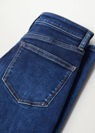 Mango high waist skinny jegging blue | wehkamp