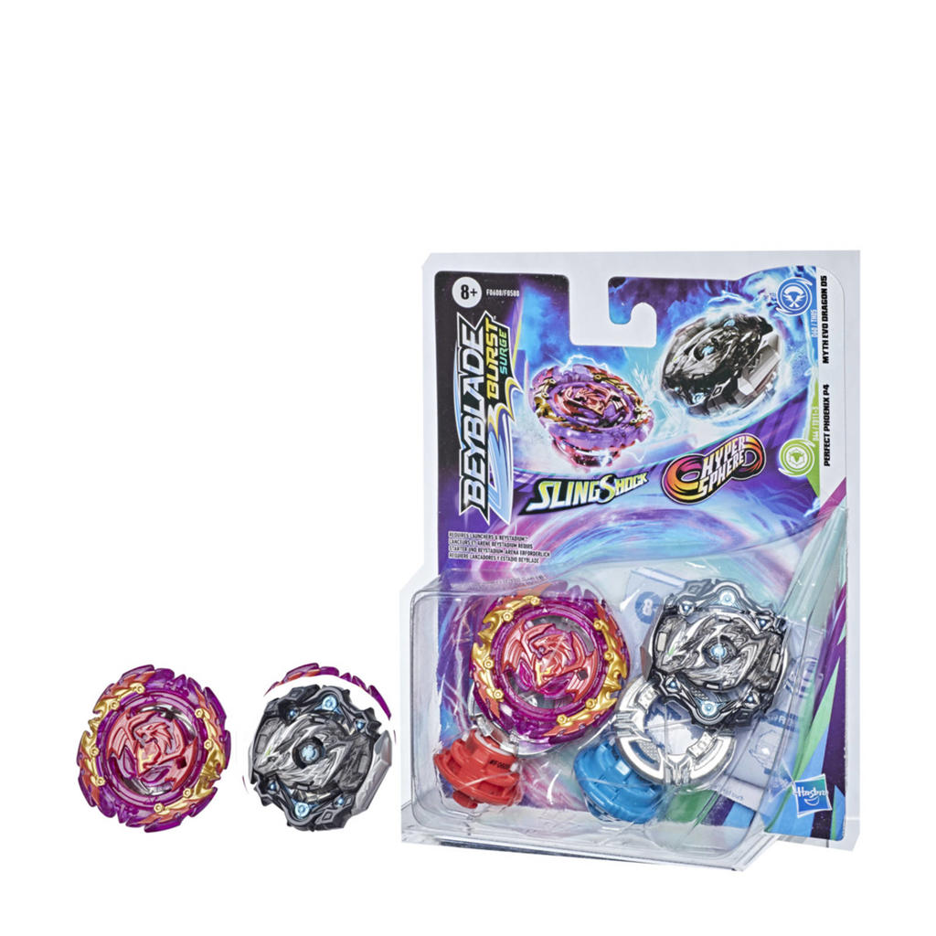 Beyblade Slingshock Perf Phoenix & Hypersphere Myth Evo Dragon | wehkamp