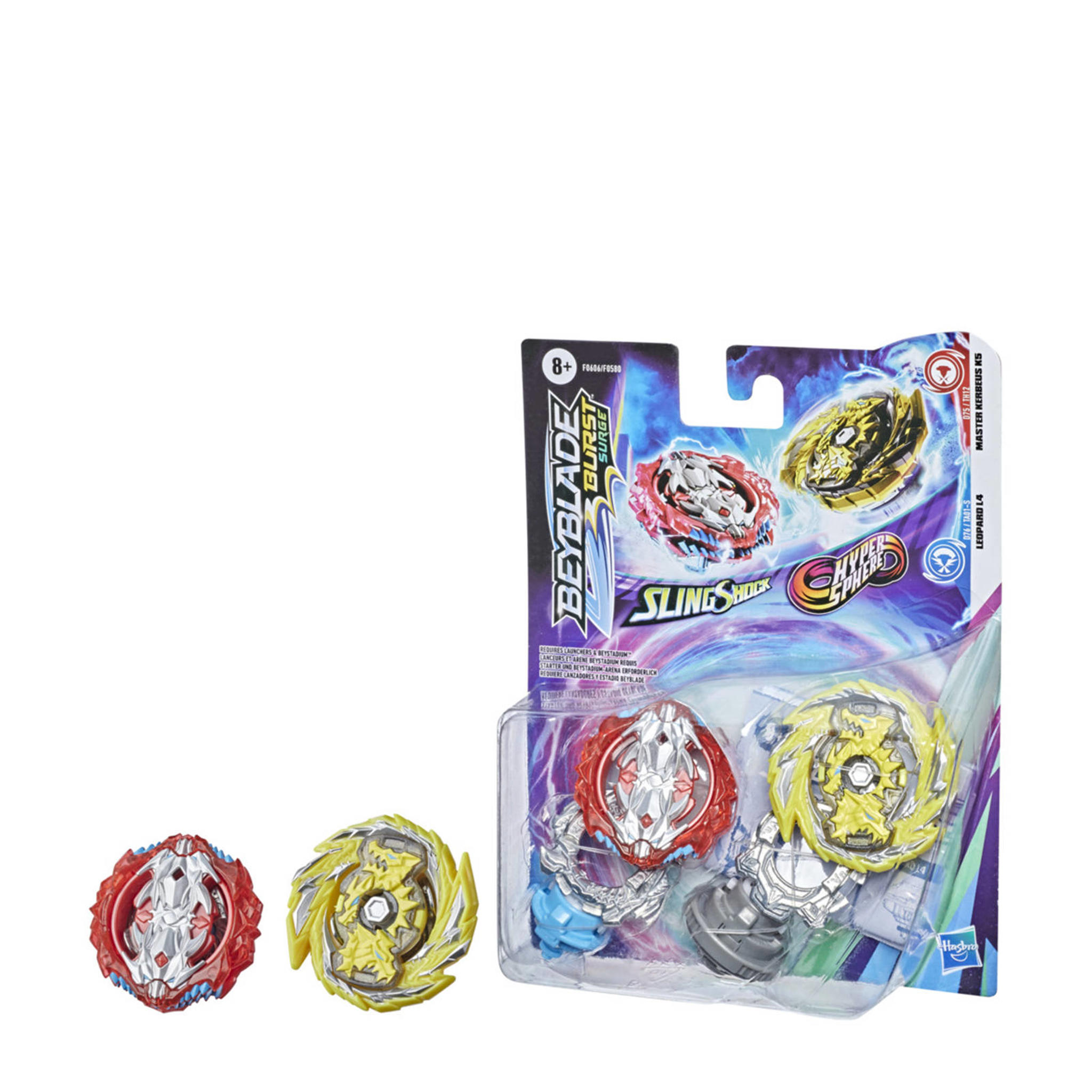 Beyblade Slingshock Leopard & Hypersphere Master Kerbeus | wehkamp