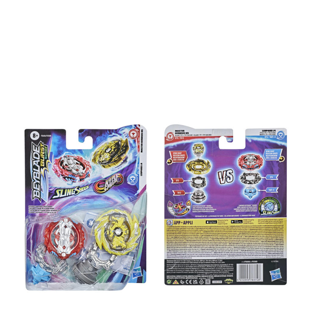 Beyblade Slingshock Leopard & Hypersphere Master Kerbeus | wehkamp