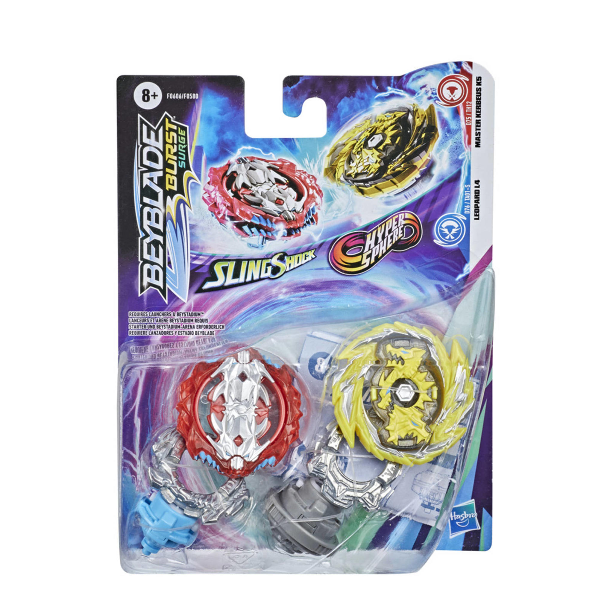 Beyblade Slingshock Leopard & Hypersphere Master Kerbeus | wehkamp