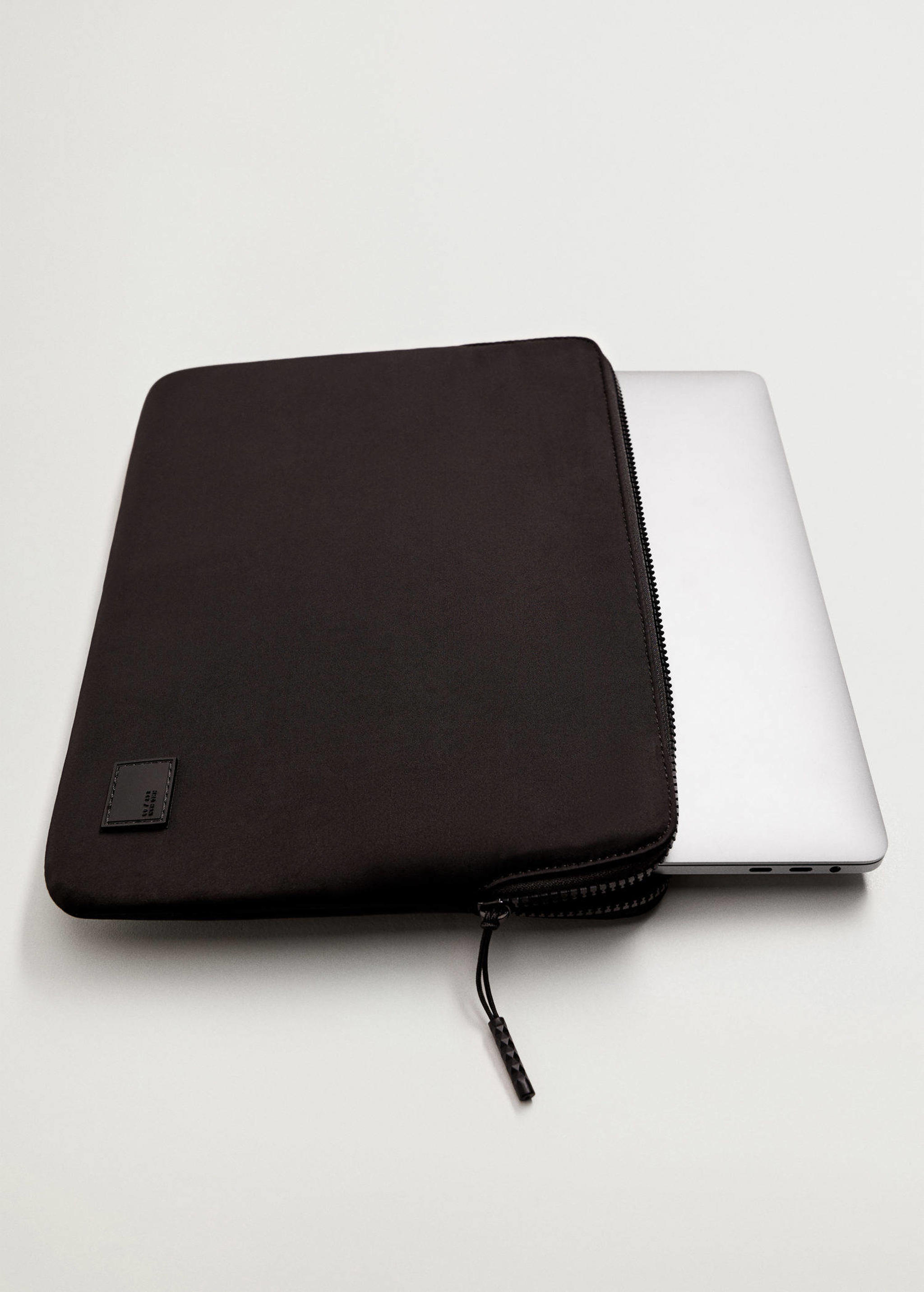 Mango Man 15 inch laptop sleeve zwart | wehkamp